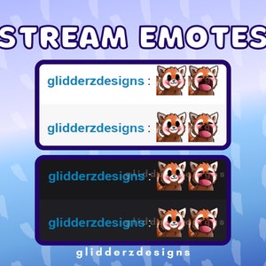 Red Panda Pop Cat Emote | Pop Cat Animated Emote Twitch | Pop Emote ...