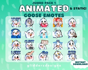 Goose Emotes - Etsy