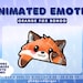 Bongo Cat Twitch Emote Animated Orange Fox Bongo Emote Orange Fox ...