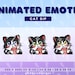 ANIMATED Sip Emote Twitch Cat Sip Animated Twitch Emote Tuxedo Cat ...
