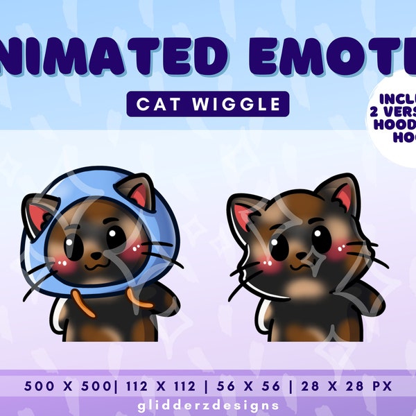 Cat Wiggle Emotes - Etsy Cat Wiggle Emotes - Etsy