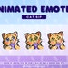 Twitch ANIMATED Emote Cat Sipping Animated Twitch Emote Cat Orange Cat ...