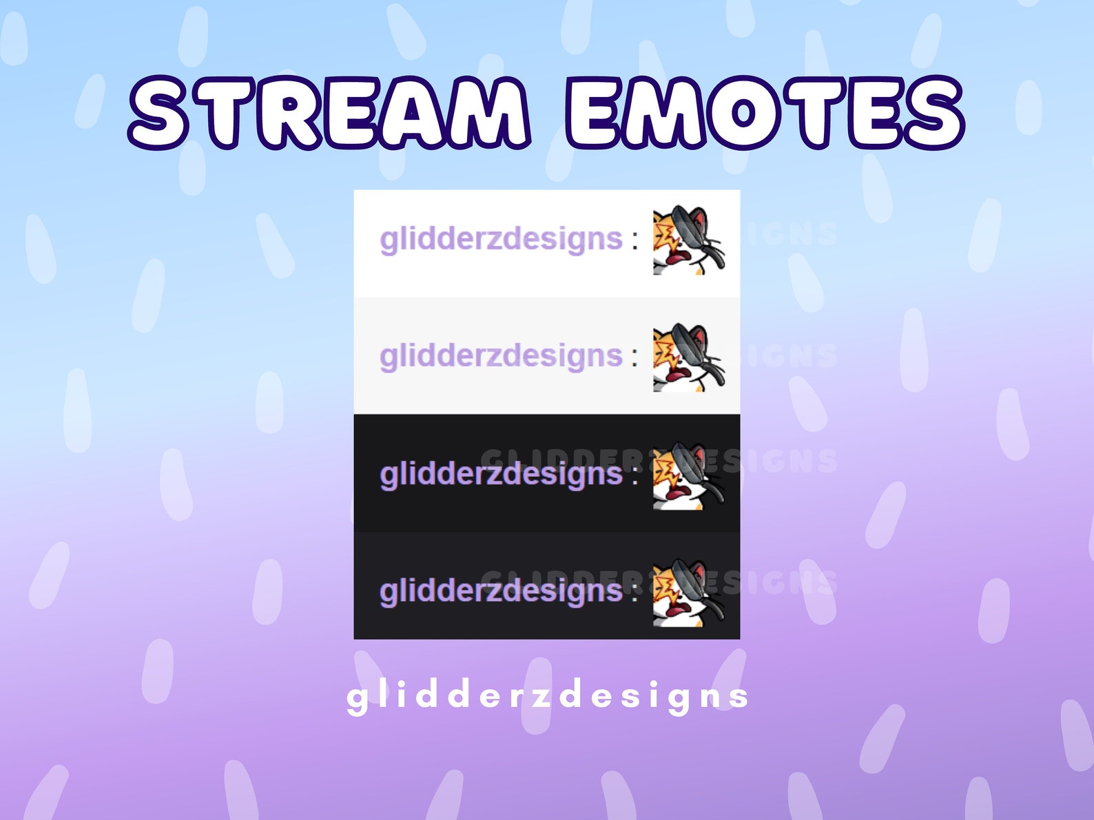 Calico Cat Bop Animated Emote | Frying Pan Emote Twitch | Cute Cat ...