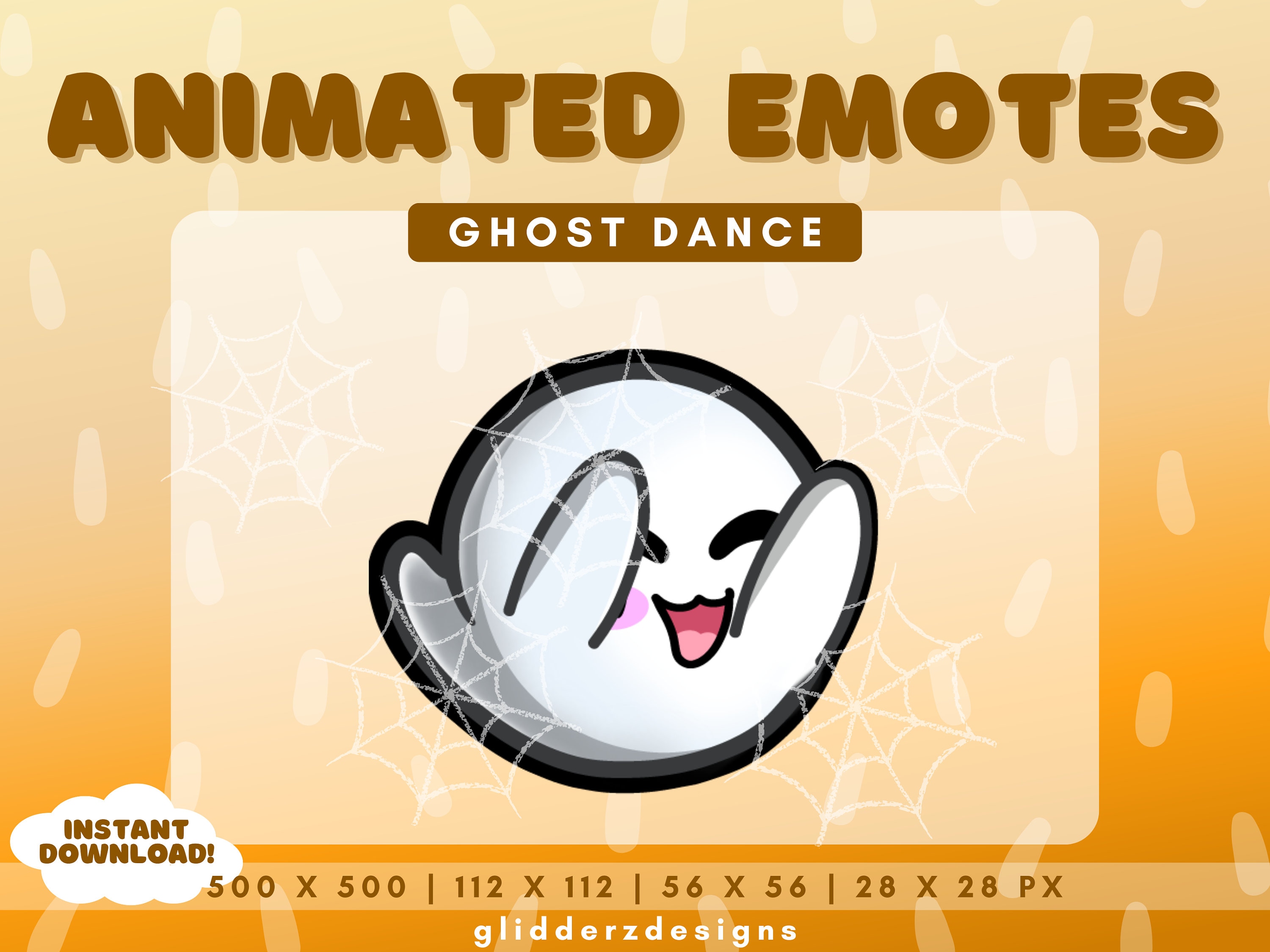 Dance ANIMATED Twitch Emote | Ghost Dance Emote | Ghost Animated Emotes ...