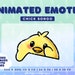 Twitch Bongo Emote Animated Chick Bongo Animated Emote Chick Bongo ...