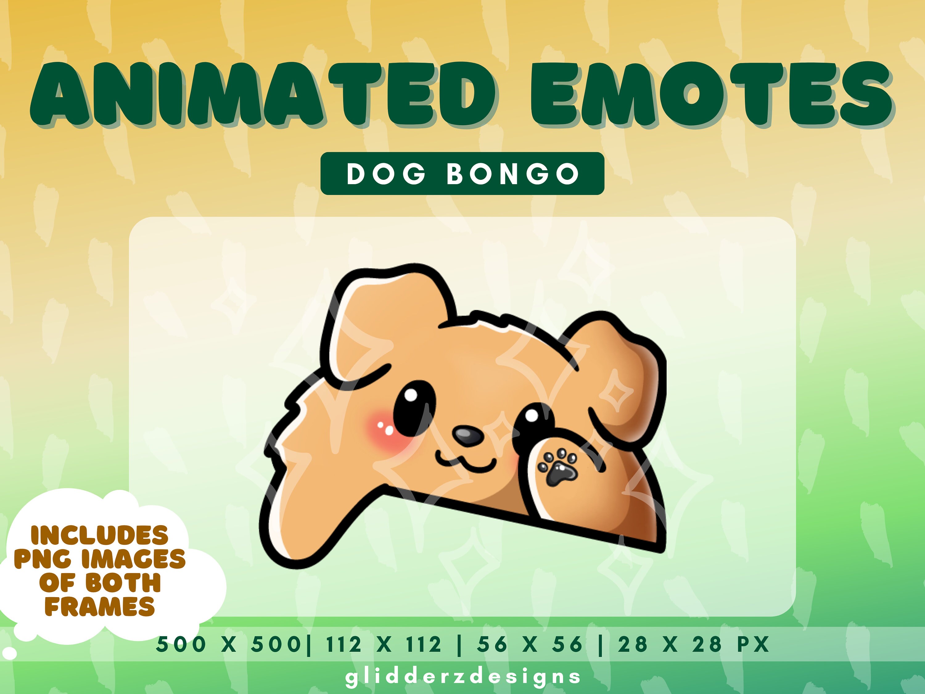 Golden Retriever Bongo Animated Emote | Golden Retriever Bongo Emote ...