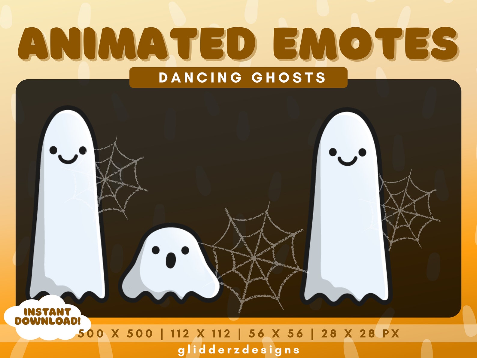ANIMATED Halloween Emote Twitch | Ghost Animated Emote | Dancing Ghost ...