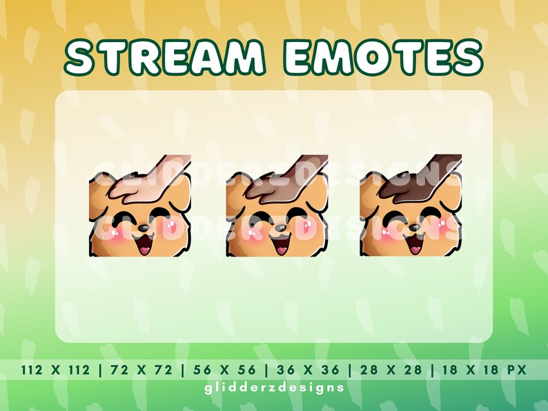 Golden Retriever Emote Jumbo Pack 1 20 Tan Dog Twitch Emotes - Etsy