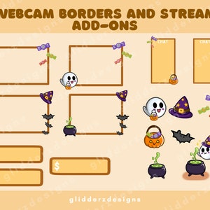 Halloween Overlay Twitch ANIMATED | Halloween Twitch Overlay ...