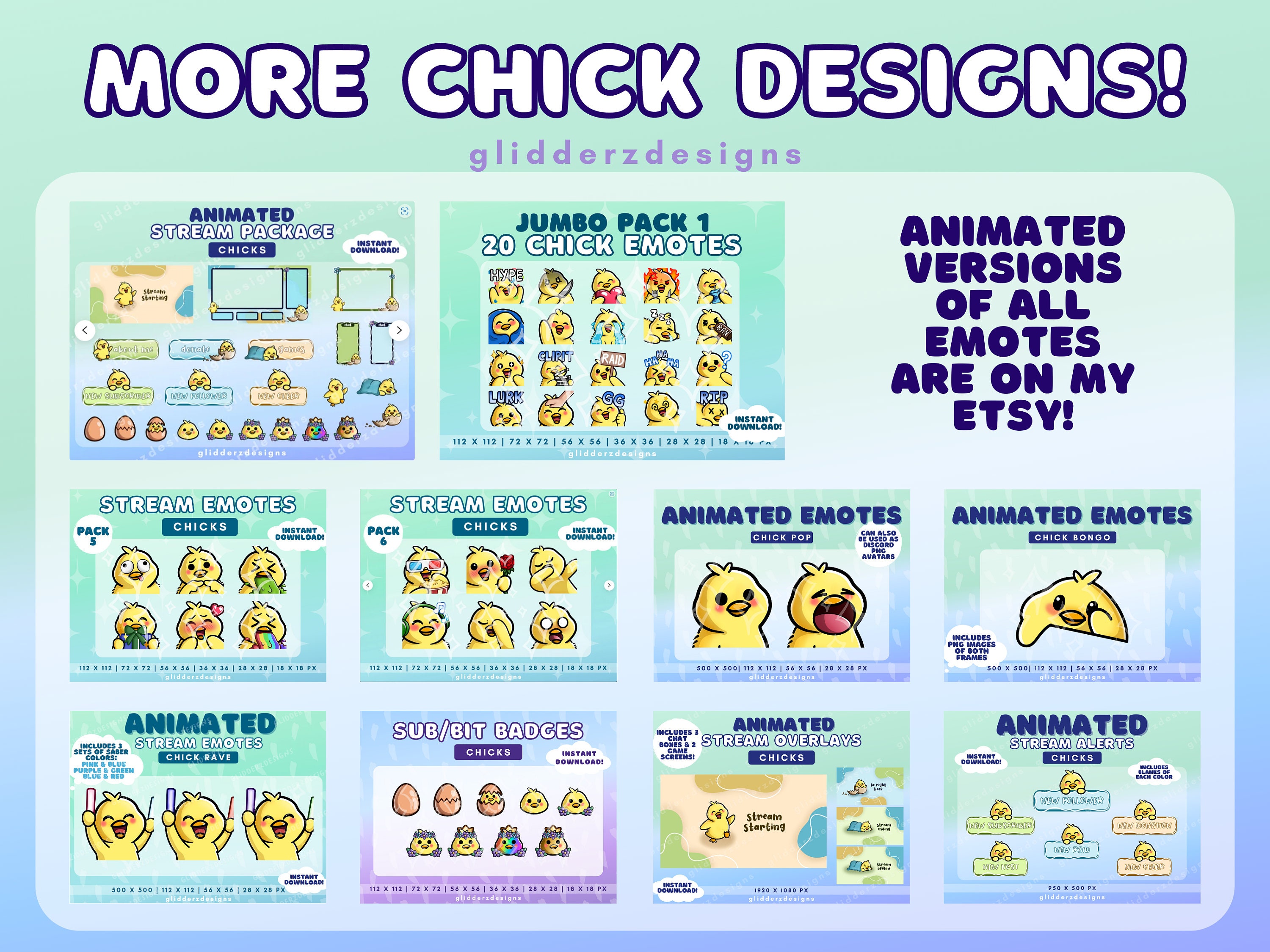 Chick Stinger Transition | Cute Chicken Stream Transition | Orange ...