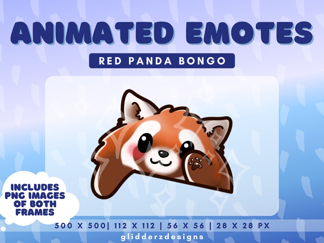 Red Panda Bongo Animated Twitch Emote | Red Panda Bongo Twitch Emote ...