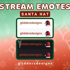 Animated Santa Twitch Emote | Dancing Santa Hat Animated Emote ...