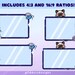 Cat Twitch Overlay Package | Animated Stream Overlay Cat | Siamese Cat ...