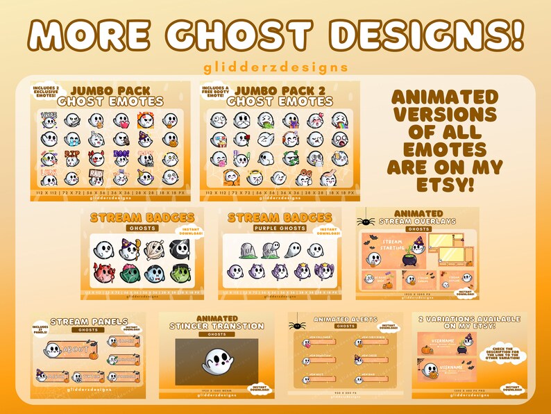 Ghost Twitch Banner | Customizable Twitch Banner | Halloween Twitch ...