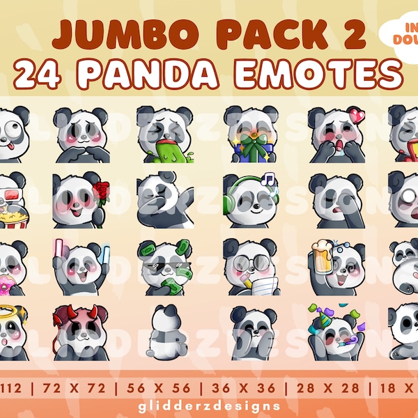 Free Panda Emotes - Etsy
