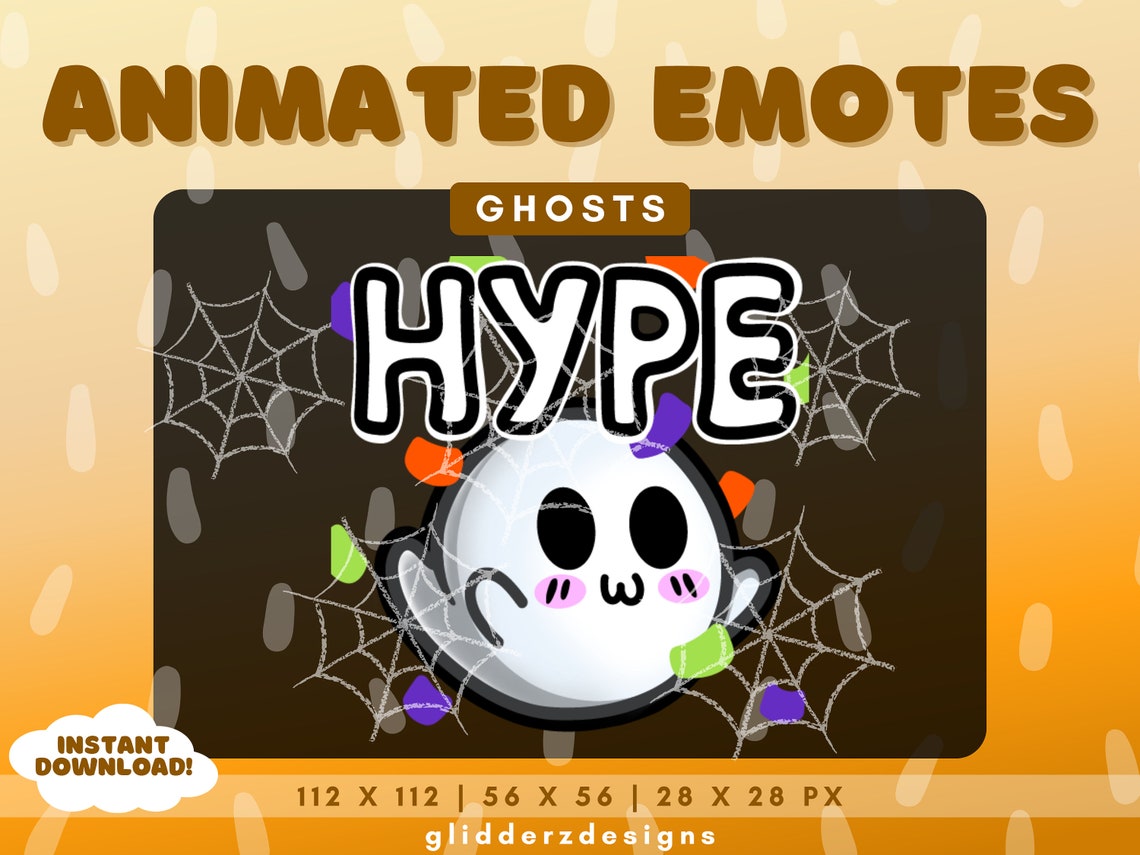 Ghost ANIMATED Emote Halloween Animated Twitch Emote - Etsy