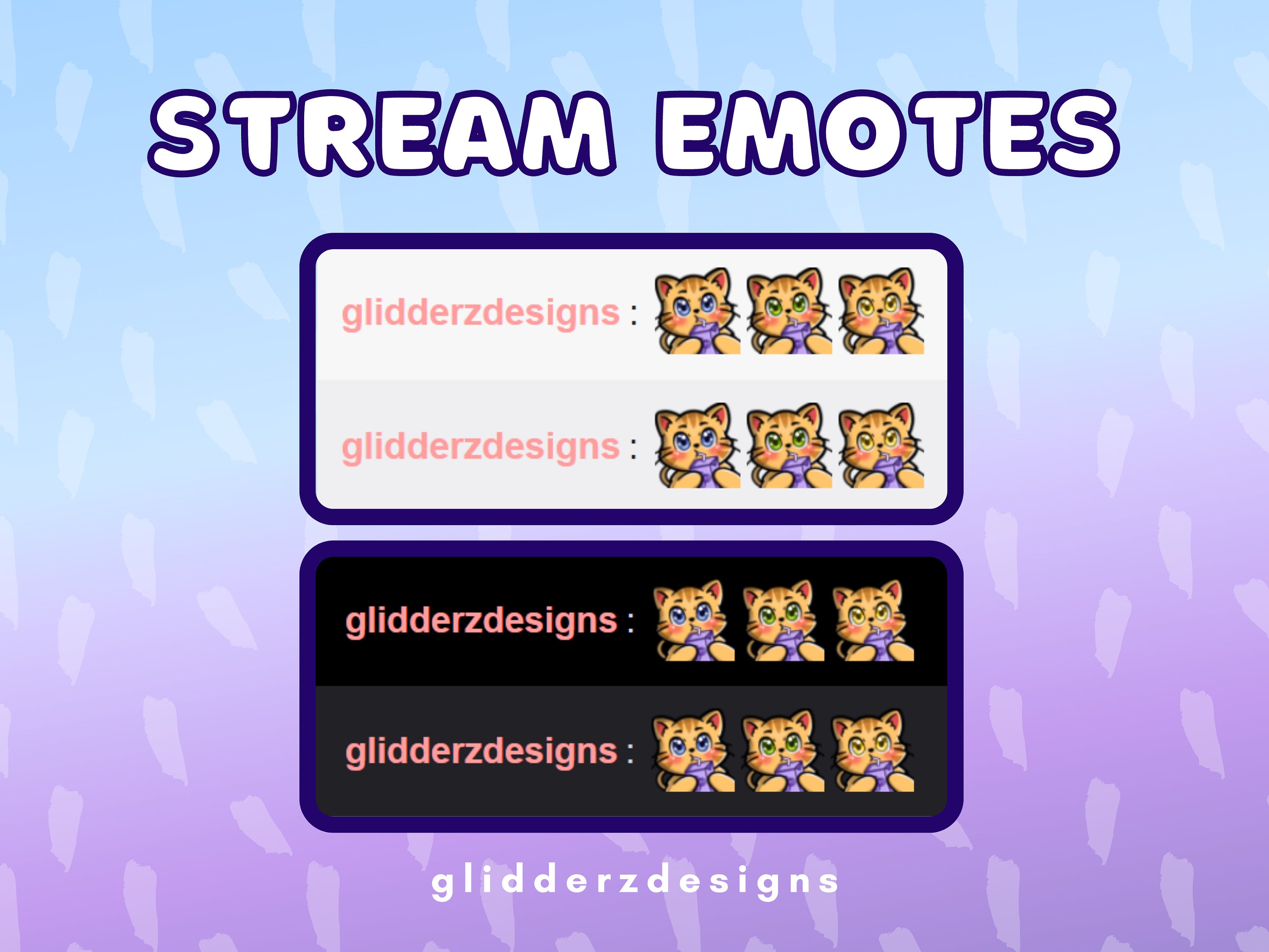 Twitch ANIMATED Emote Cat Sipping Animated Twitch Emote Cat - Etsy