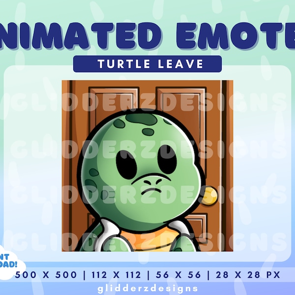 Leave Animated Emote - Etsy