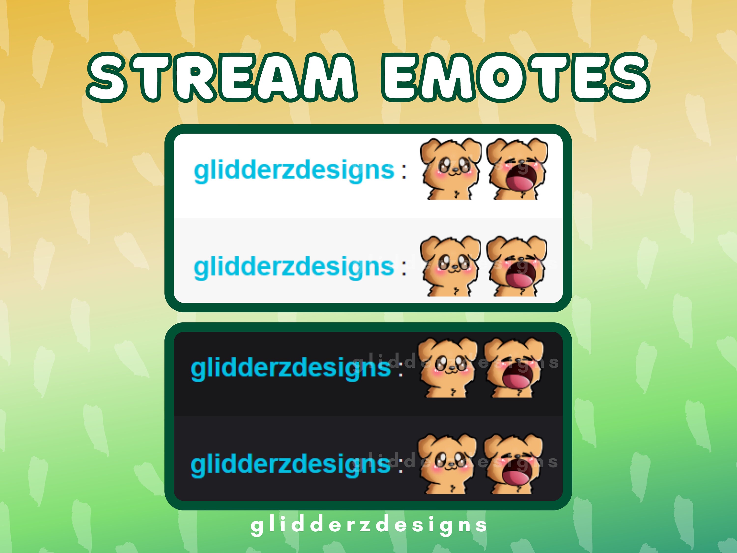 Golden Retriever Pop Emote Animated | Dog Pop Cat Emote | Pop Animated ...