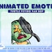 Turtle Bop Animated Emote Frying Pan Emote Twitch Cute Turtle Twitch ...