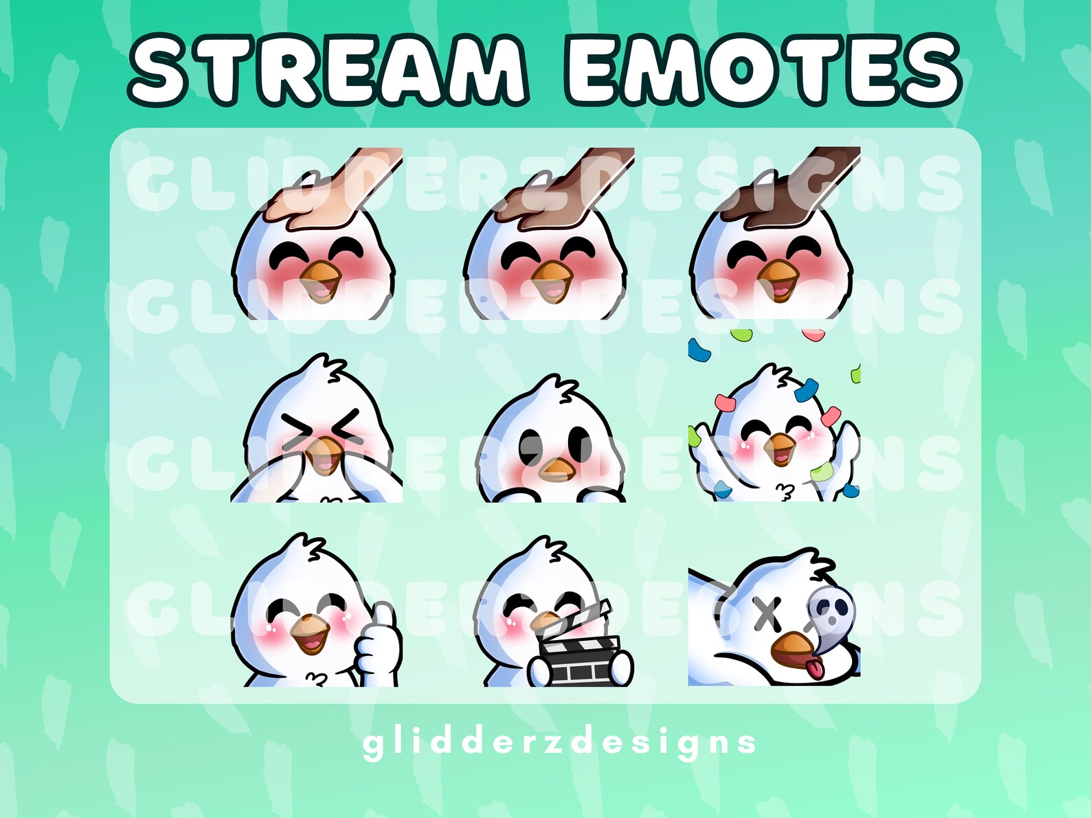 Goose Emote Twitch JUMBO Pack 1 | 20 Goose Twitch Emotes | Cute Goose ...
