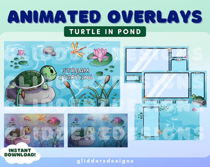 Deep Sea Stream Pack - Ocean Themed Twitch Overlay | Animated Scenes ...