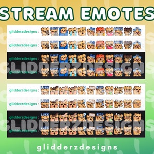 Golden Retriever ANIMATED Emotes Jumbo Pack 1 | 20 Dog Twitch Emotes ...