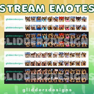 German Shepherd Emote Jumbo Pack 1 | 20 German Shepherd Twitch Emotes ...