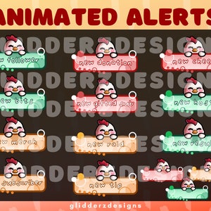 Chicken ANIMATED Twitch Alerts | Chicken Twitch Alerts Animated ...