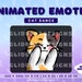 Calico Cat Dance Animated Emote Twitch Cat Animated Dance - Etsy