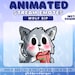 Gray Wolf Animated Sip Emote Twitch | Sip Animated Emote | Gray Wolf ...