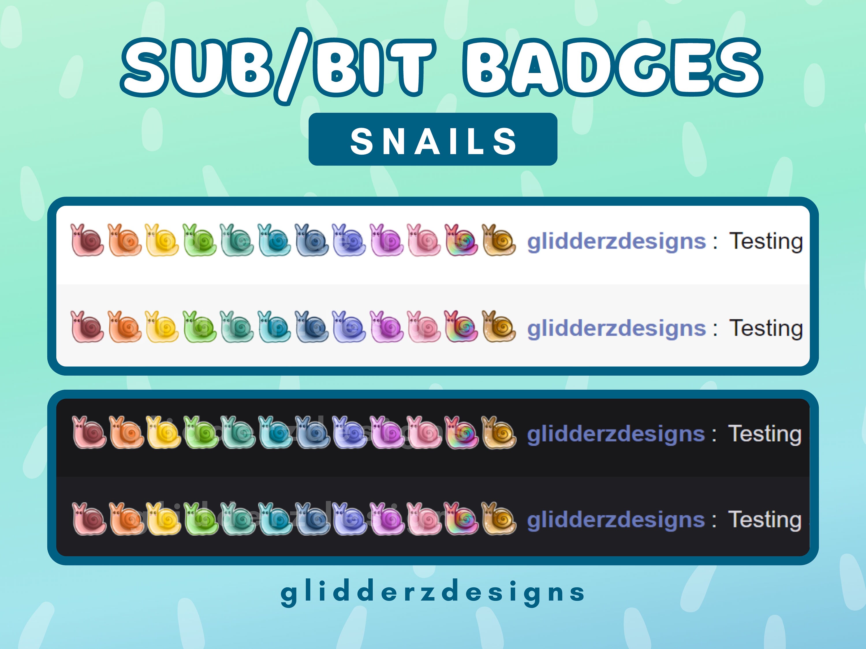 Snail Sub Badge Twitch Snail Stream Badge Snail Badge - Etsy