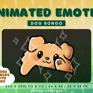 Golden Retriever Bongo Animated Emote Golden Retriever Bongo Emote ...