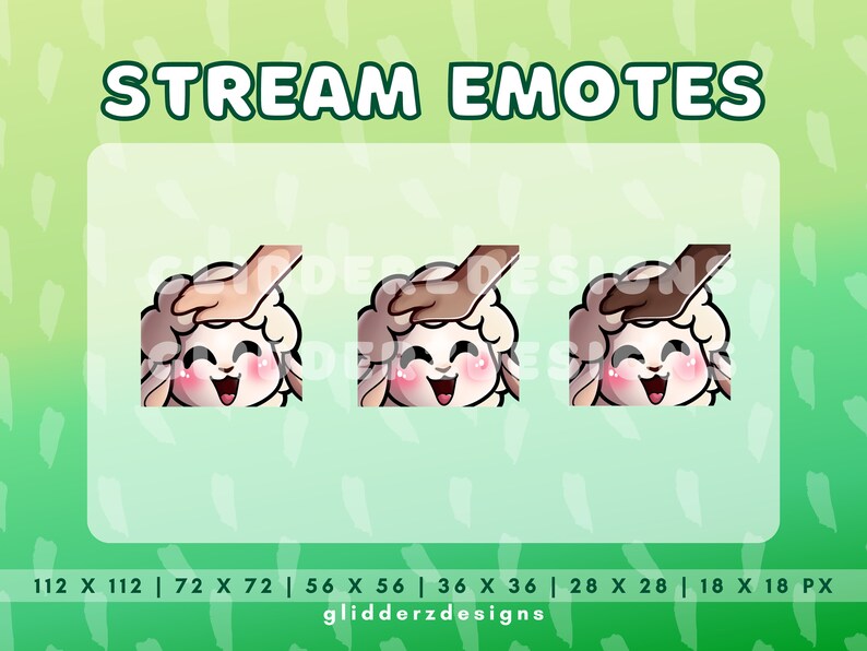 White Sheep Twitch Emote Jumbo Pack 1 20 White Sheep Emotes - Etsy
