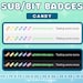 Twitch Candy Badge Candy Sub Badge Candy Bit Badge Stream Food Bit ...