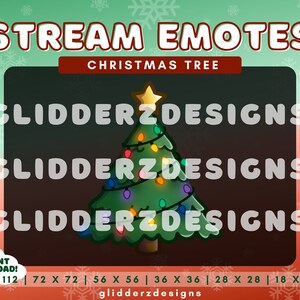 Christmas Tree Emote | Christmas Twitch Emote | Winter Twitch Emote ...