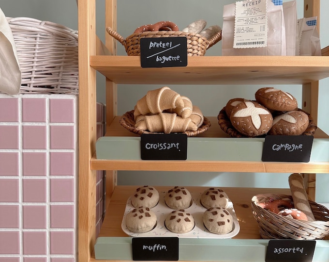 Felt Playfood Breads Set for Kids Toy - Etsy