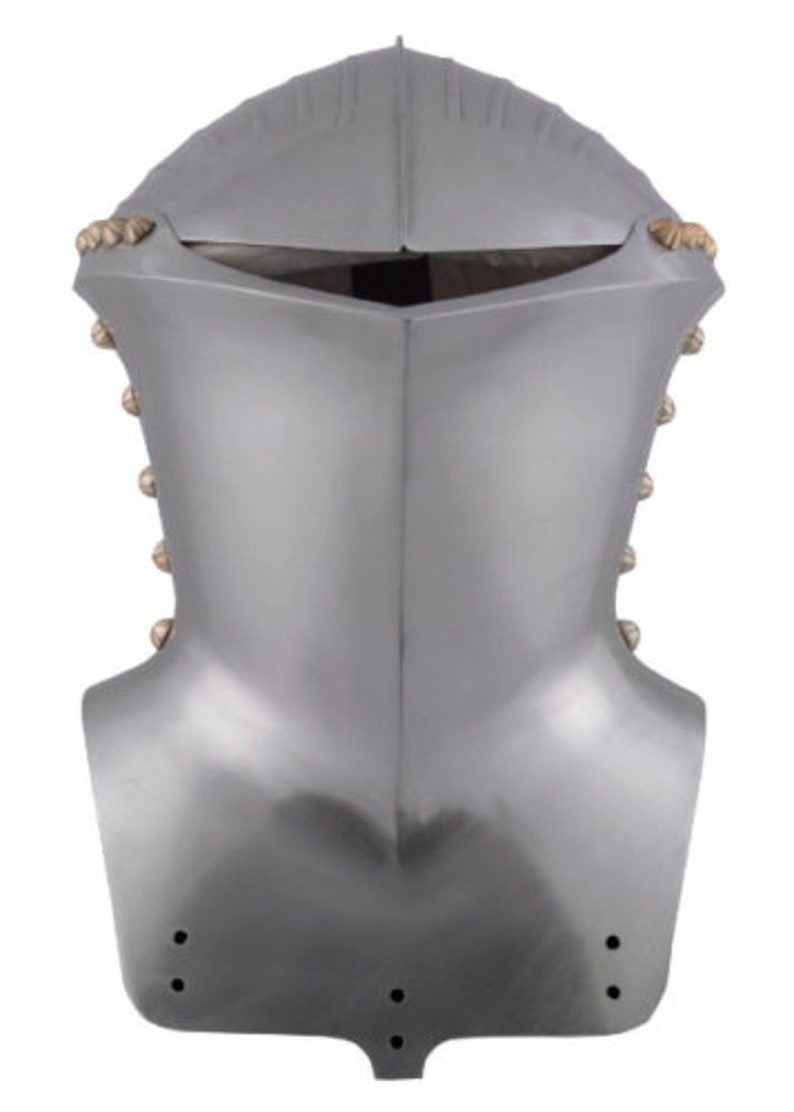 Medieval German Helmet Frog Mouth Helmet Knight Mild Steel Metal Helmet ...