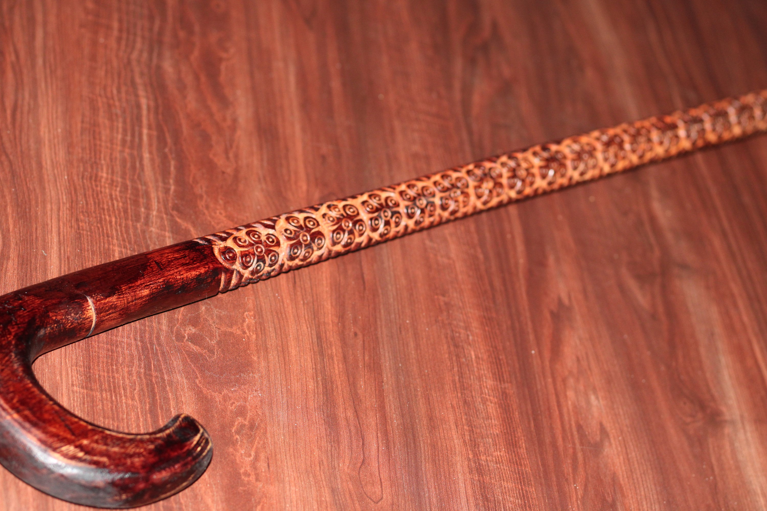 Unisex Pure Wood Walking Stick Handmade Hand Carved Designs - Etsy UK