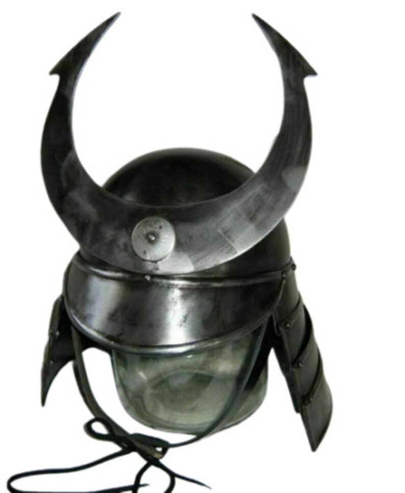 Medieval Samurai Helmet 18GA Knight Helmet Replica Larp Japanese Armor ...