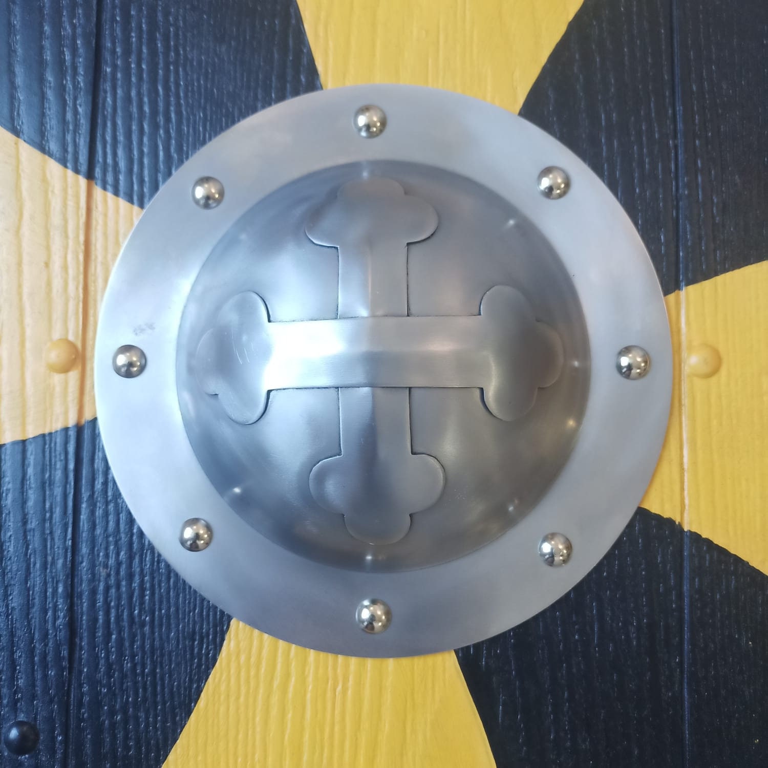 Medieval Wooden Viking Shield 24 Inches Matle Fitting Larp Shield ...