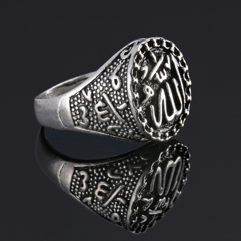 Vintage Islamic Rings Allah Word Islamic Jewelry Islamic Gifts - Etsy ...