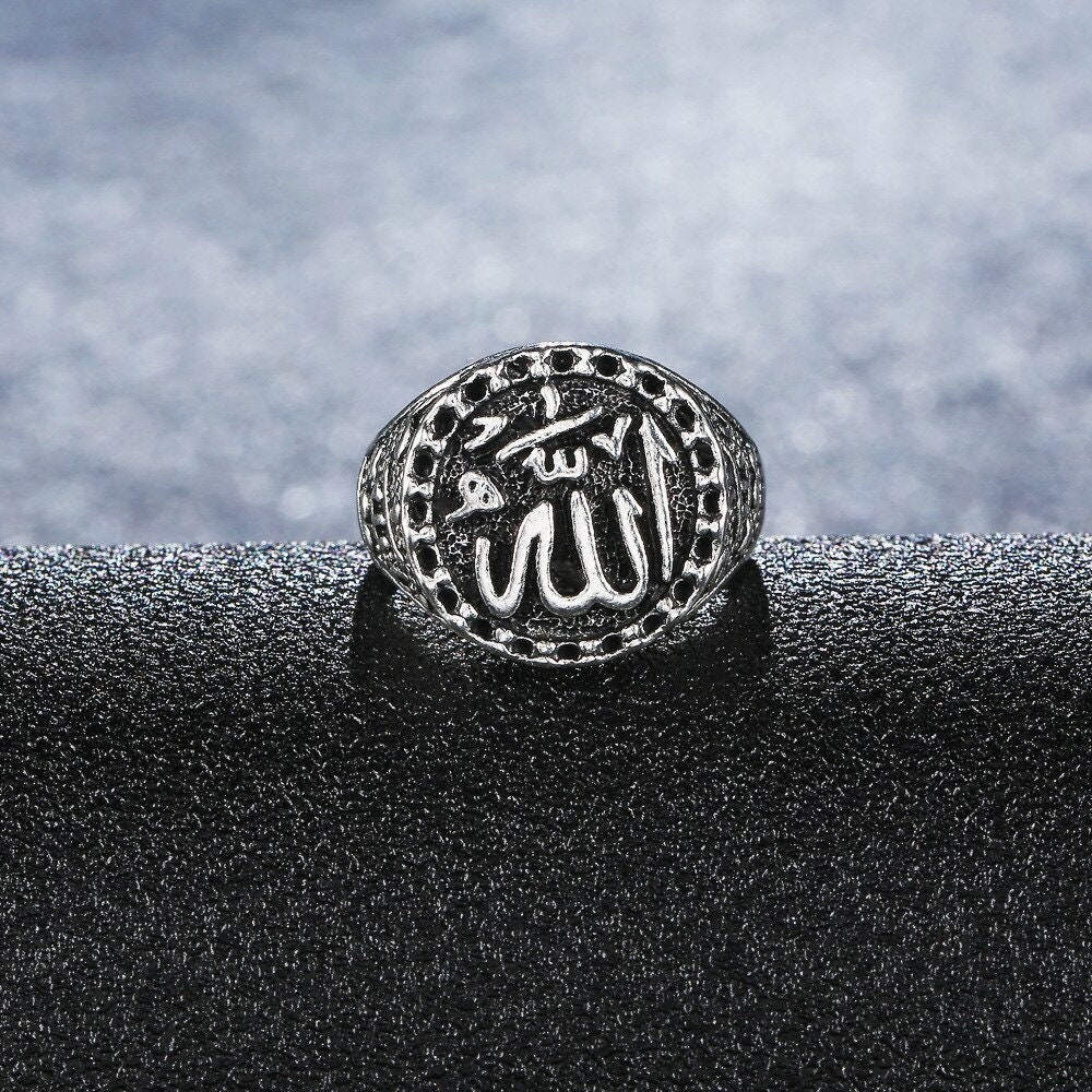 Vintage Islamic Rings Allah Word Islamic Jewelry Islamic Gifts - Etsy ...