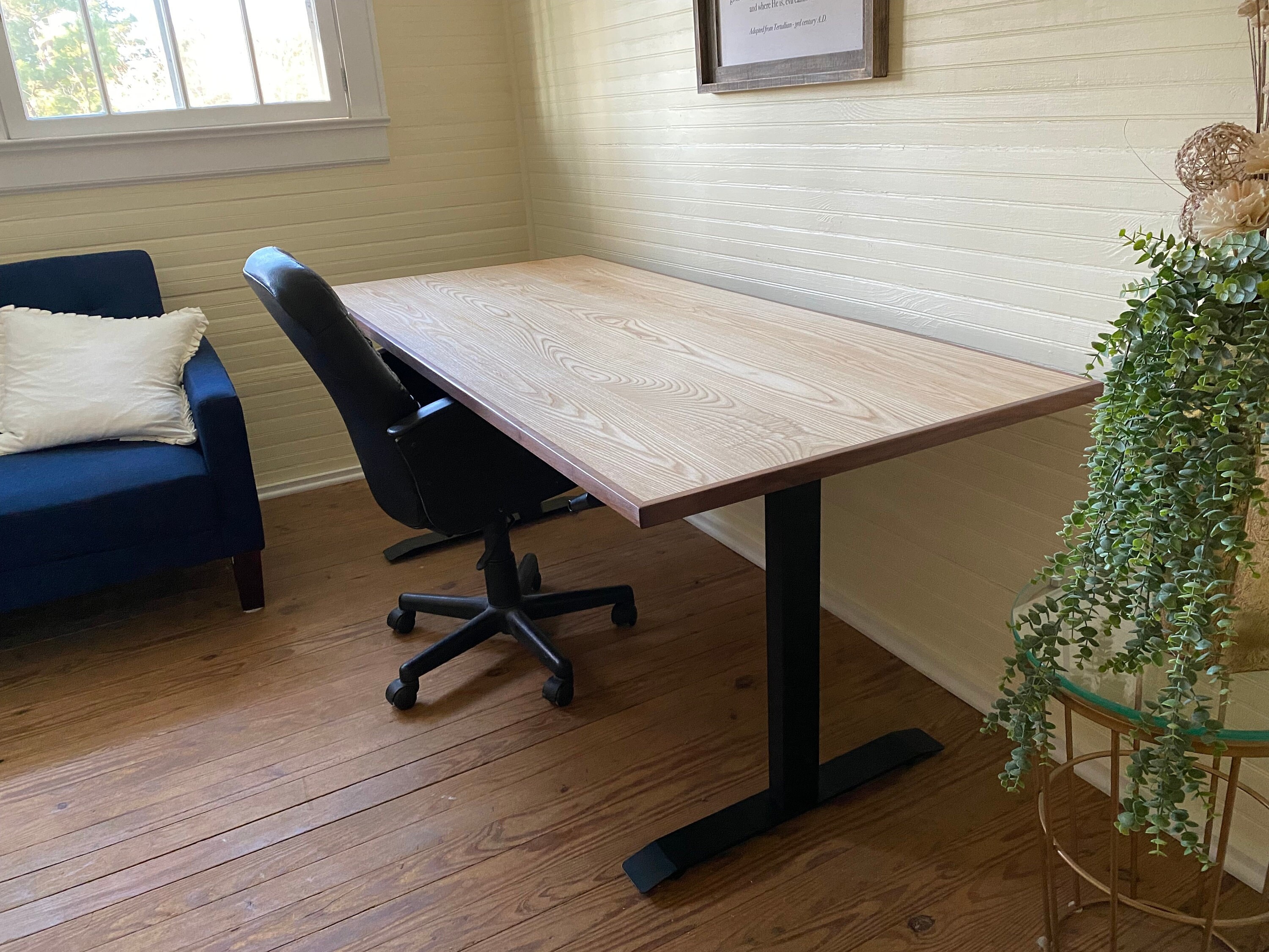 Solid Wood Desk, Standing Desk, Sit/stand Desk Top, Desktop, Hardwood ...