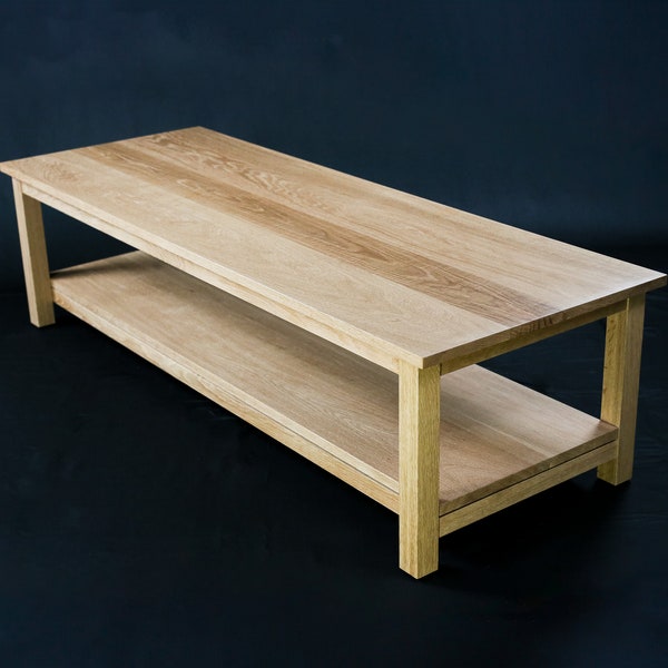 White Oak Coffee Table - Etsy