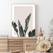 Minimalist Green Leaves Printable, Abstract Green Leaves Wall Art ...