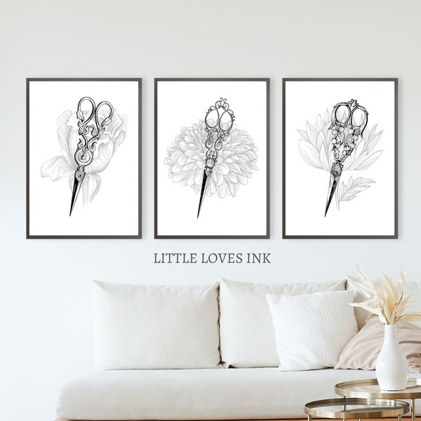 Scissor Wall Art - Etsy