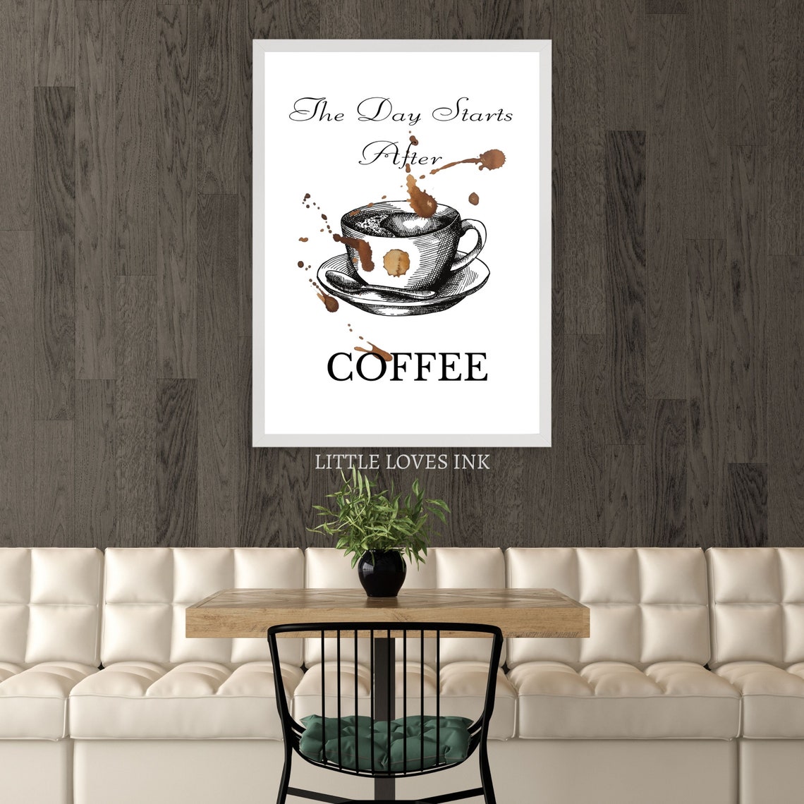 Coffee Printable Wall Art Coffee Printable Kitchenquote - Etsy UK