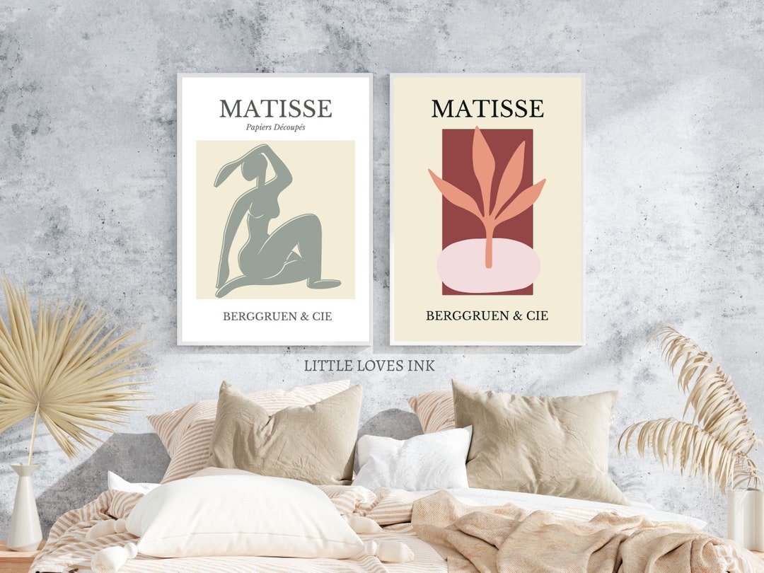 Henri Matisse Printable Wall Art Set of 2, Matisse Decor, Matisse ...