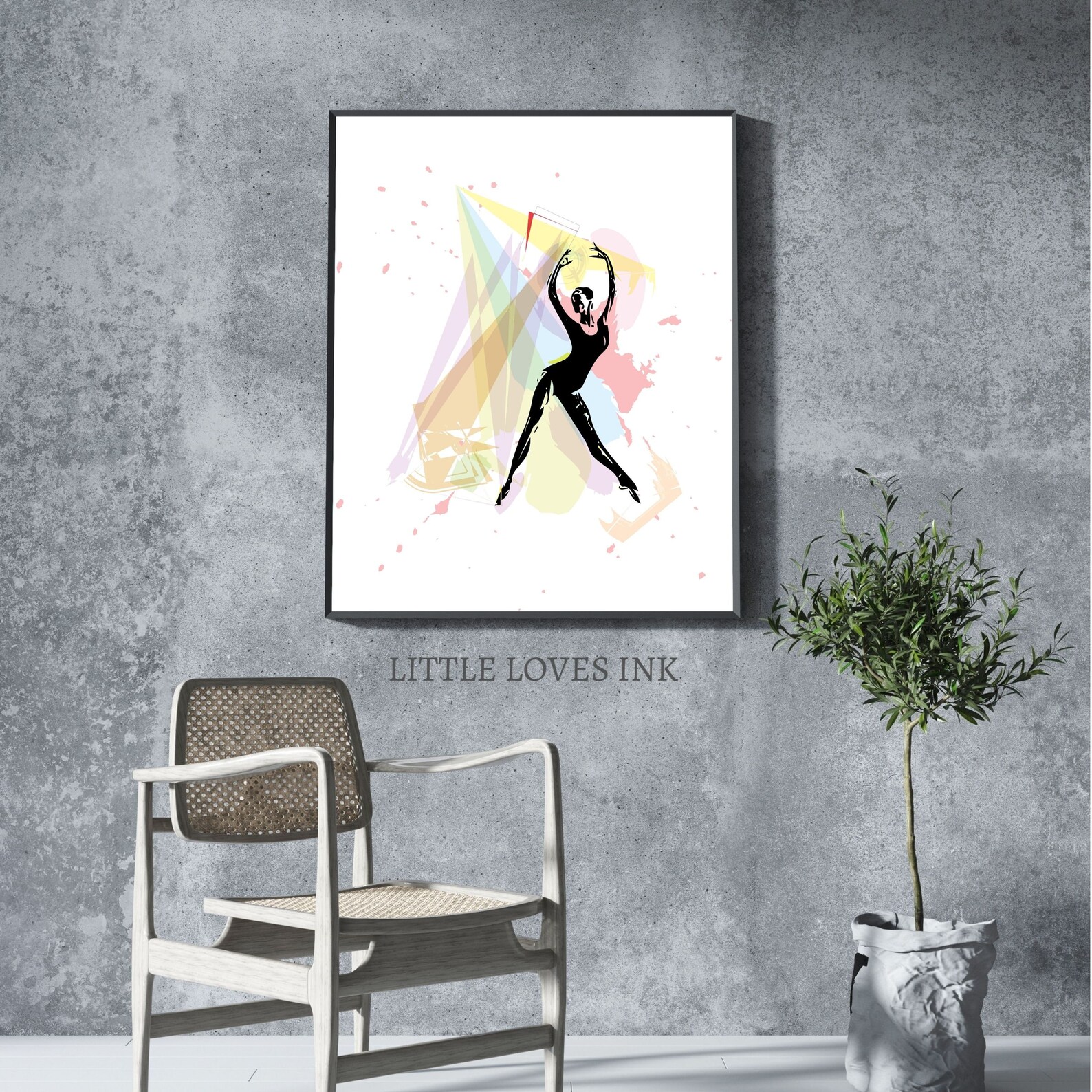 Abstract Dancer Printable Wall Art Abstract Dancer Print - Etsy